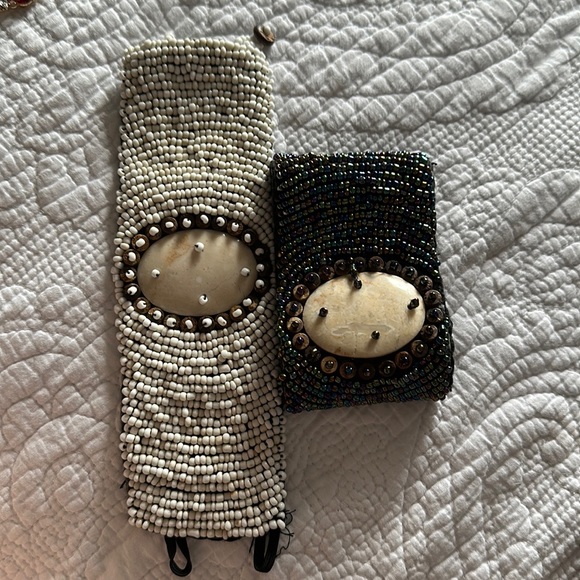Jewelry | Vintage Bead Cuffs | Poshmark